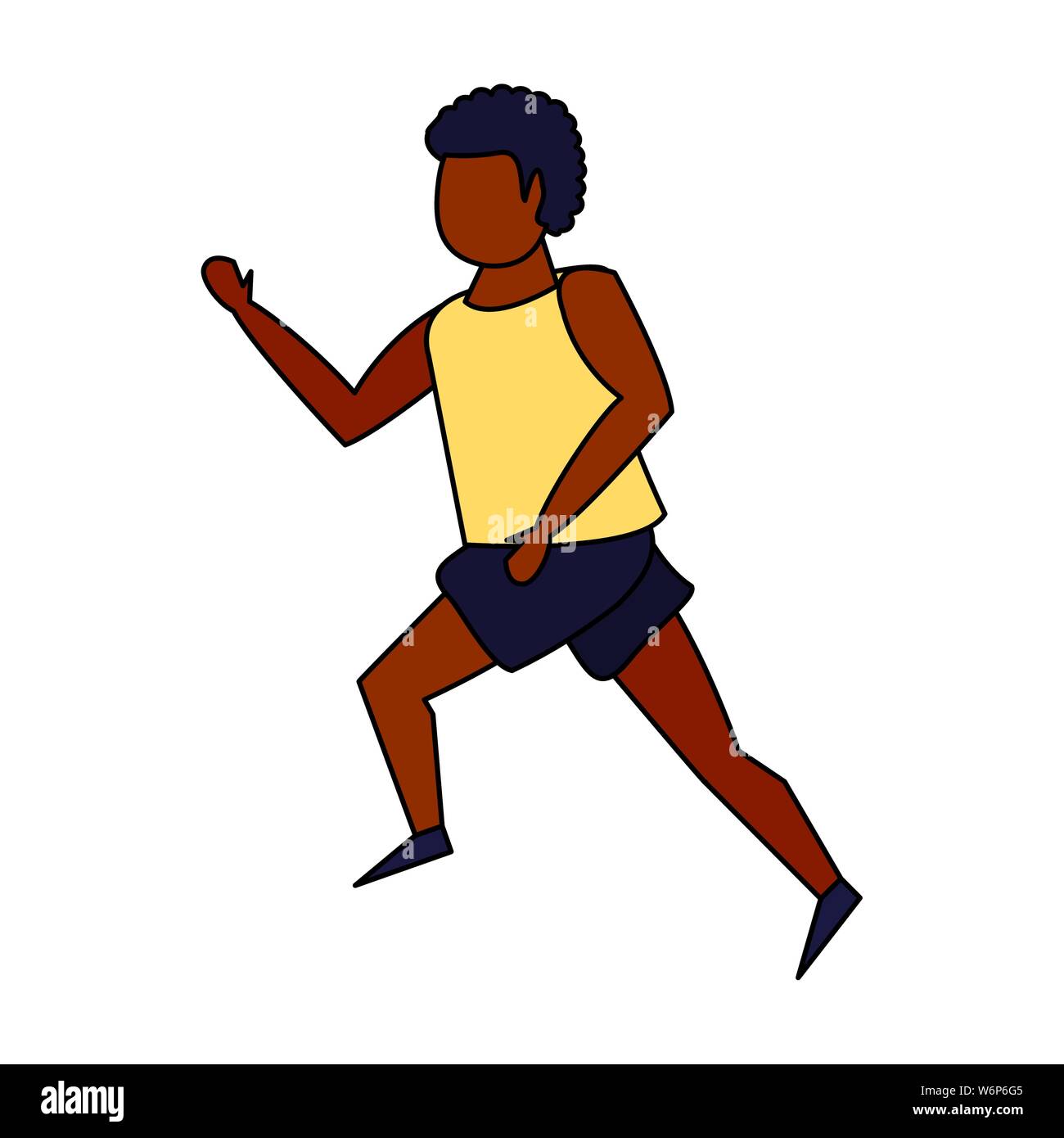 fitness sport exercise lifestyle cartoon Stock Vector Image & Art - Alamy