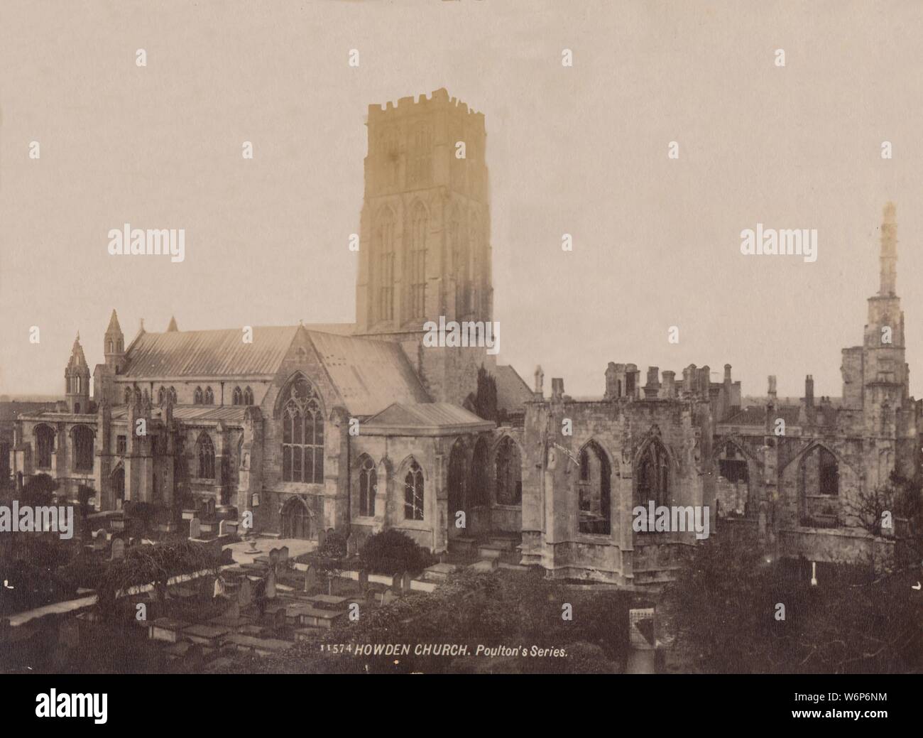 'Howden Church, Poulton's Series', 1929. Howden Minster is a Grade I ...