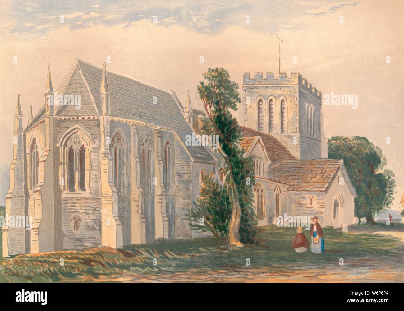 'St. Mary, Madley, Herefordshire', 19th century? The church of the ...
