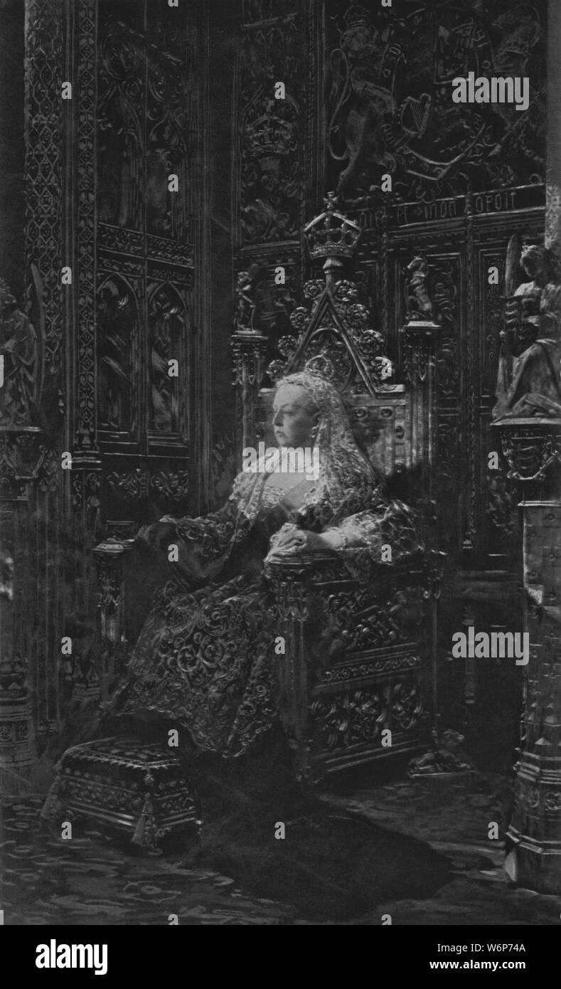 Queen victoria imperatrix Black and White Stock Photos & Images - Alamy