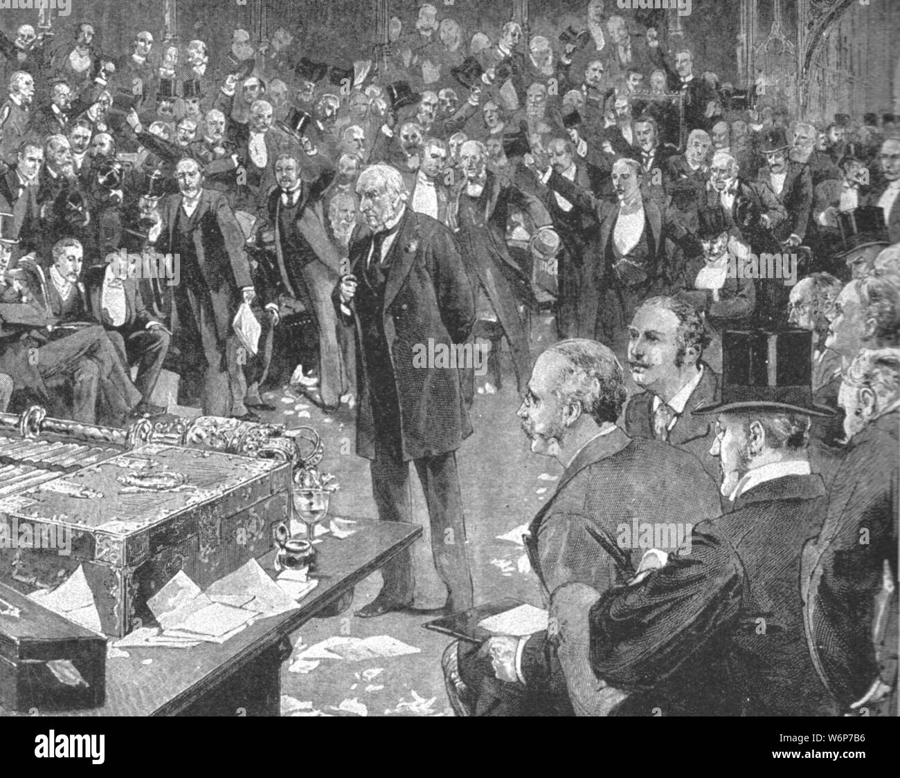 'The Overthrow of Lord Salisbury's Government, August 12, 1892: Mr ...