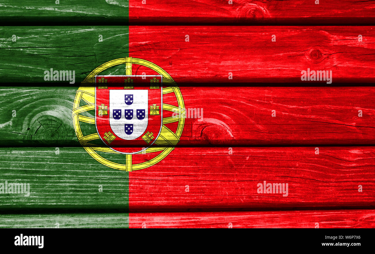 Portugal flag on old vintage hi-res stock photography and images - Alamy