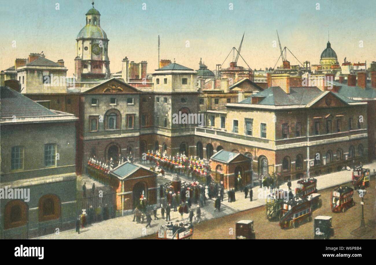 Horse Guards, Whitehall, London, c1910. The Horse Guards building ...
