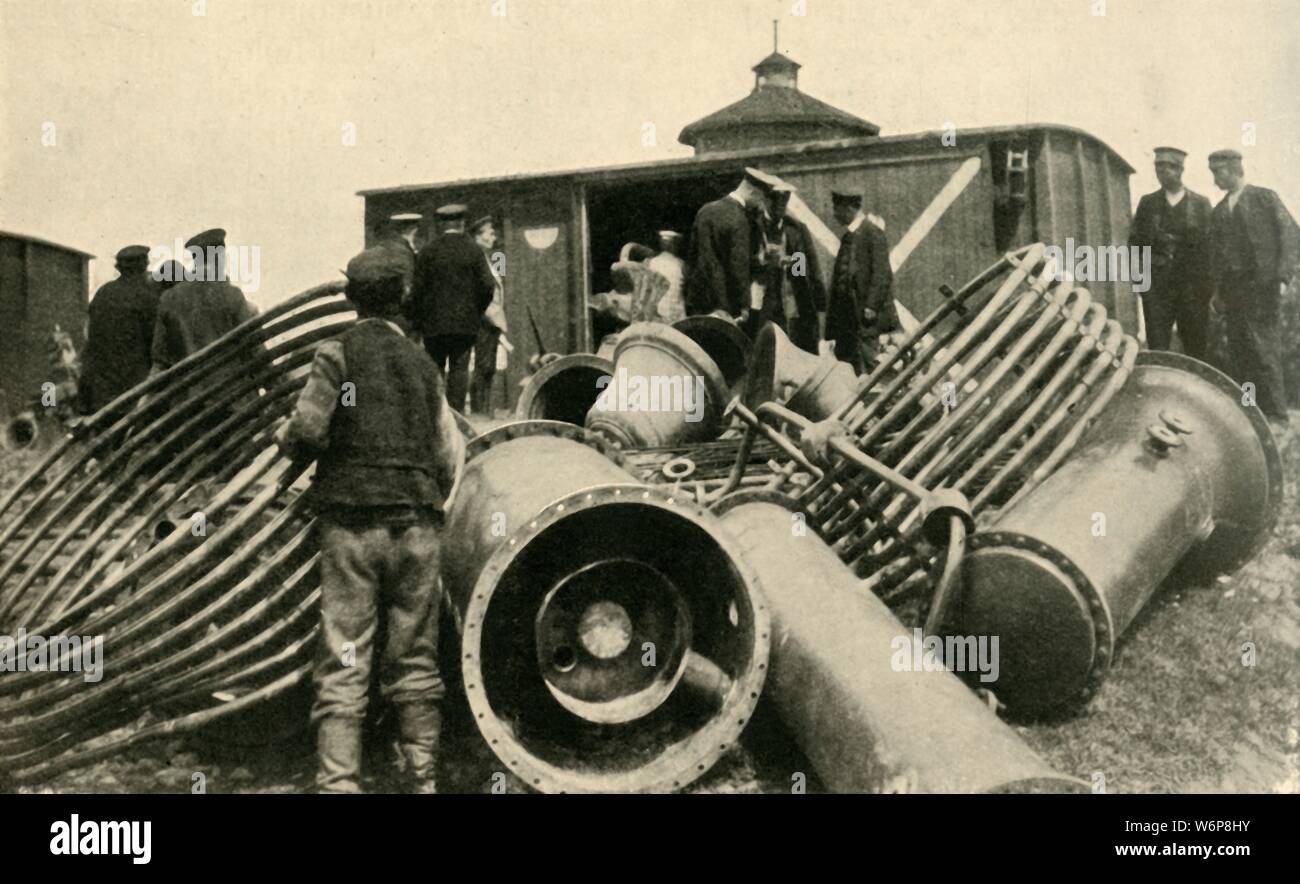 'Preparing for the Evacuation of Warsaw', First World War, 1915, (c1920 ...