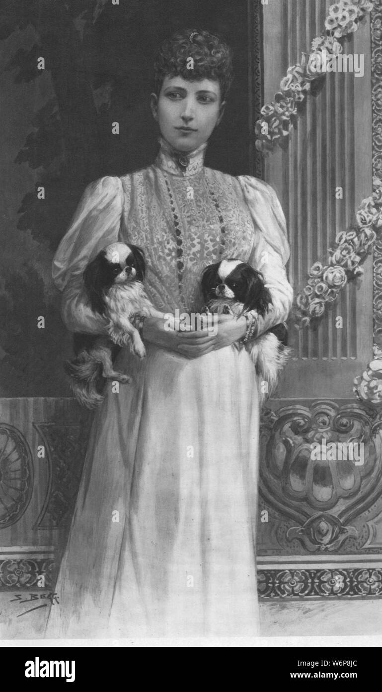 'Queen Alexandra', 1901. Portrait of Alexandra of Denmark (1844-1925 ...