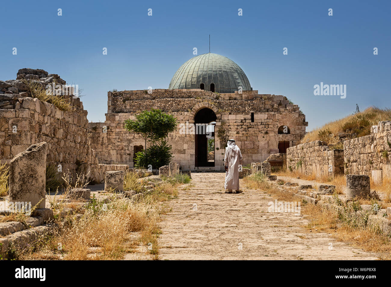 Umayyad Palace at The Citadel in Amman, Jordan Stock Photo - Alamy