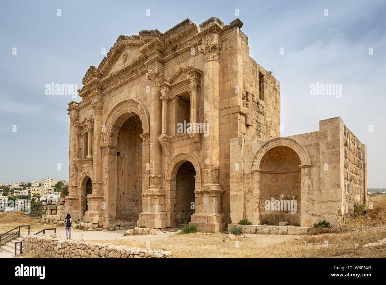 Ancient Roman city of Jerash in Jordan Stock Photo - Alamy