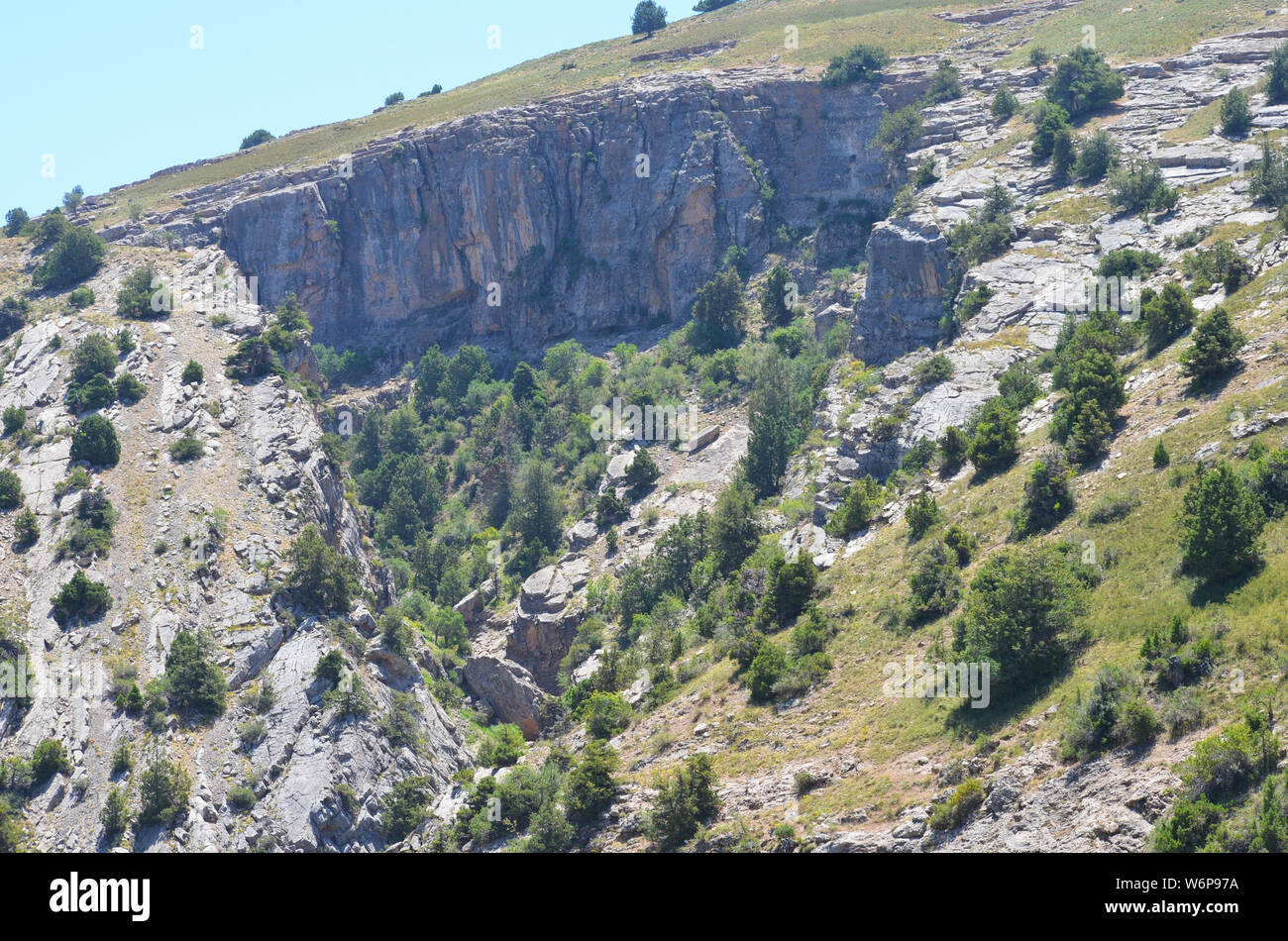 Hissar mountains, Pamir-Alay range, southeastern Uzbekistan Stock Photo ...