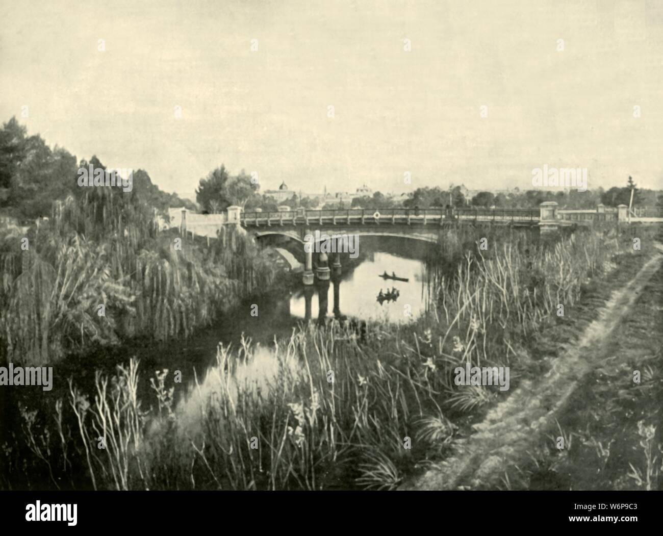 'Torrens Lake, Adelaide', 1901. Torrens Lake, created in 1881 with ...