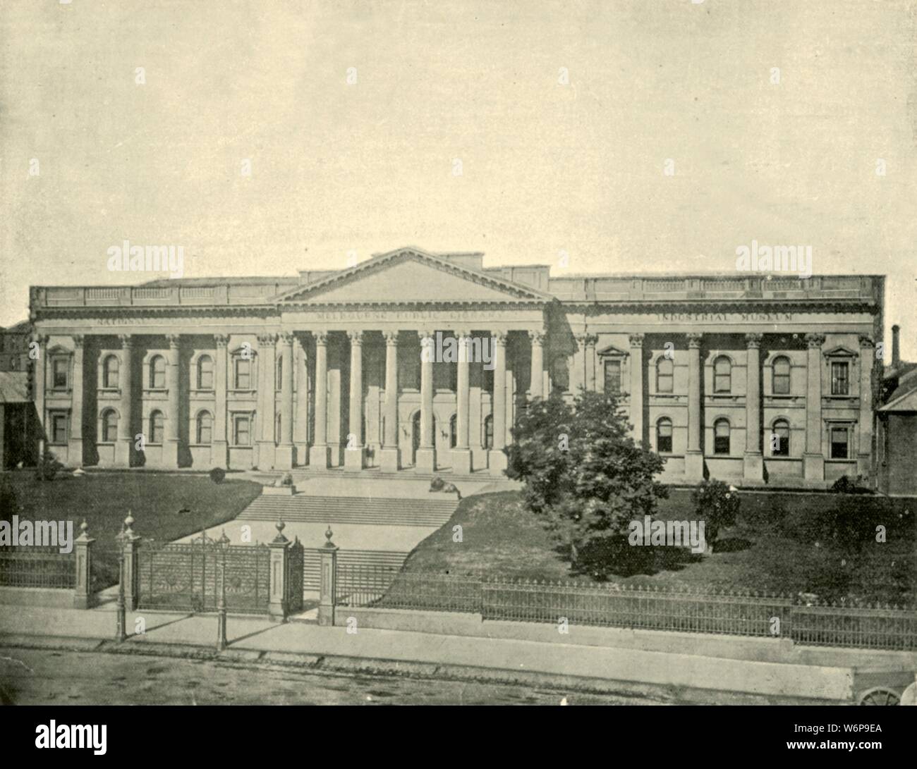 'The Melbourne Public Library', 1901. Established in 1854 as the ...