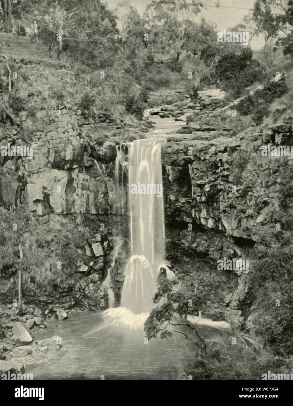 'Moorabool Falls, Victoria', 1901. From "Federated Australia". [The ...