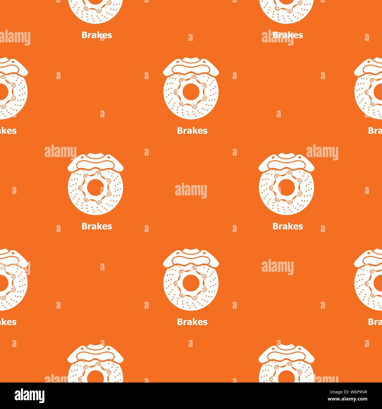 Brakes pattern vector orange Stock Vector Image & Art - Alamy