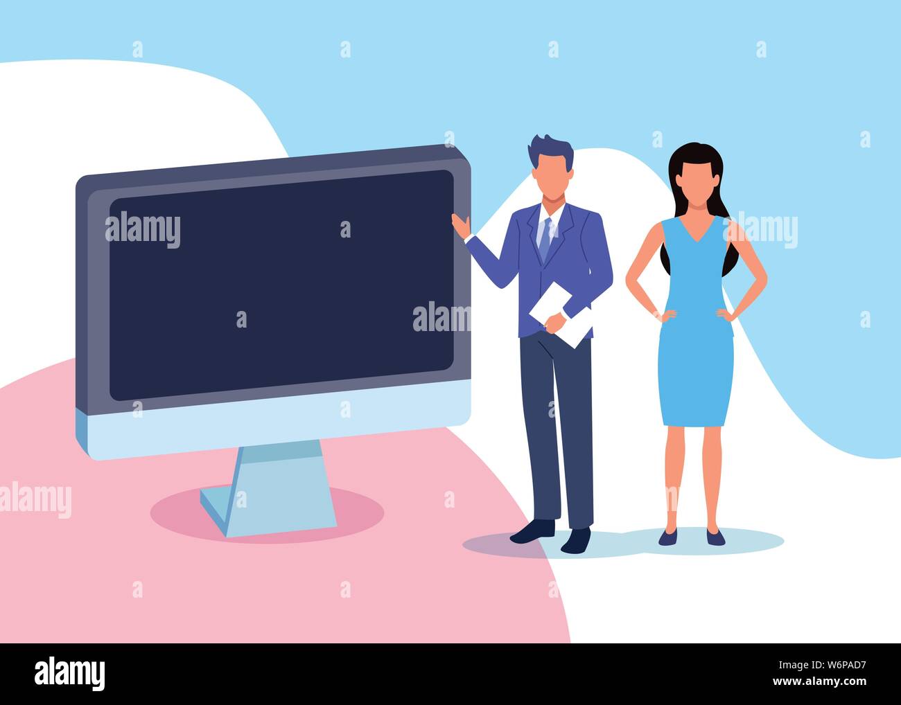 business professional executive work cartoon Stock Vector Image & Art ...