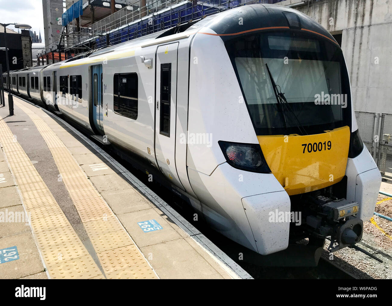 General View Of A ThamesLink Train At Kings Cross Station In London general-view-of-a-thameslink-train-at-kings-cross-station-in-london