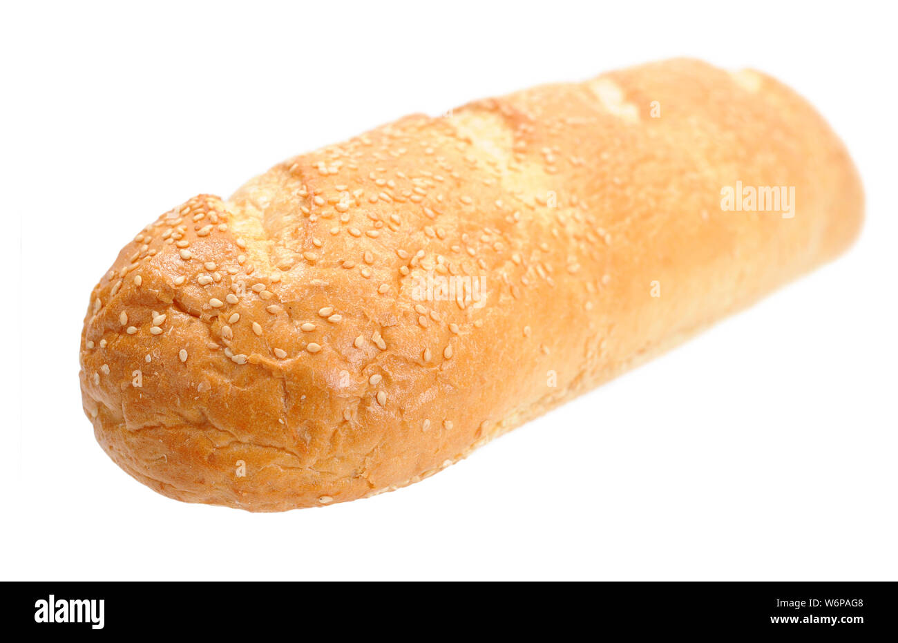 whole Vienna bread isolated on white Stock Photo - Alamy