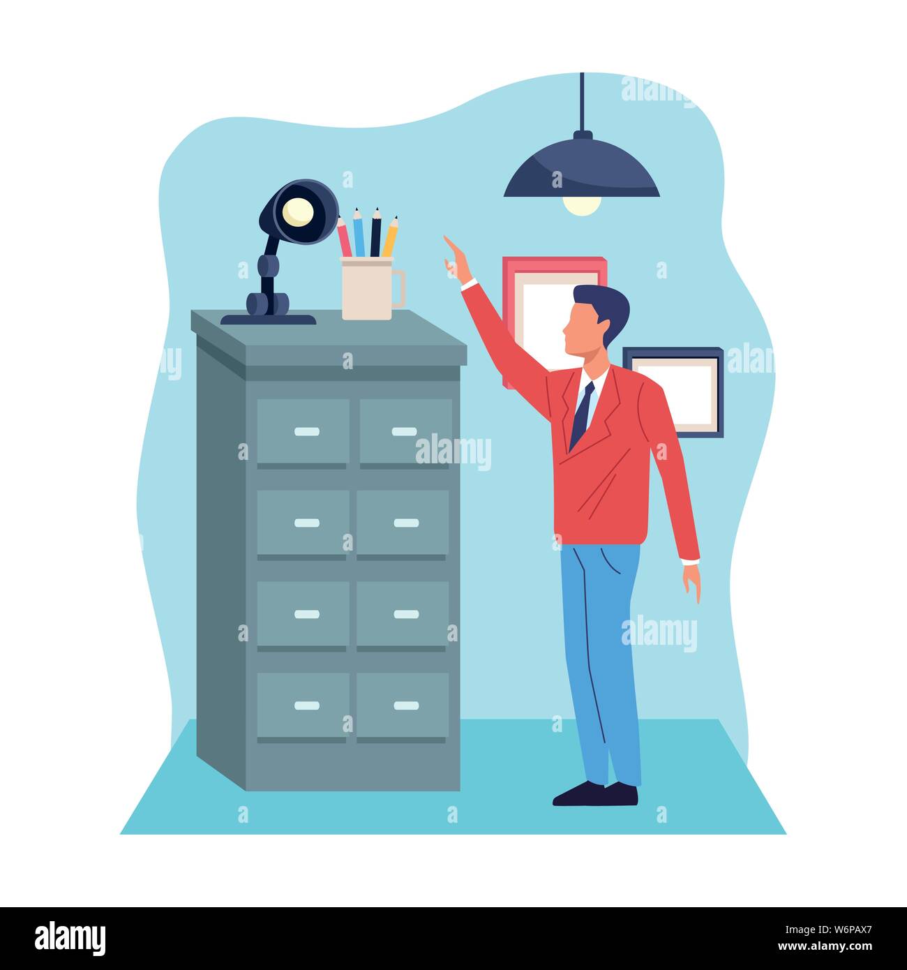 business professional executive work cartoon Stock Vector Image & Art ...