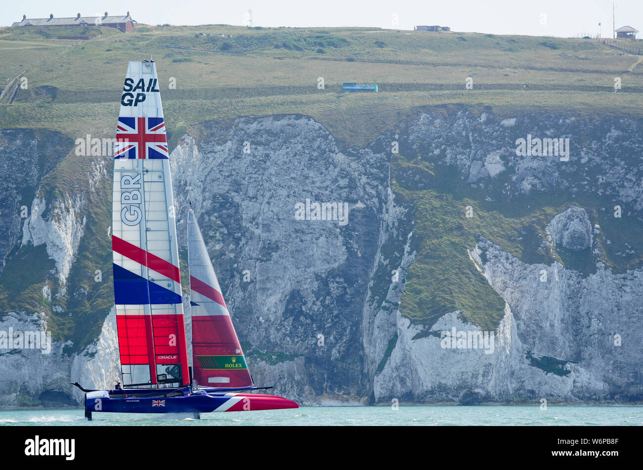 Great Britain SailGP Team helmed by Dylan Fletcher launch their F50 ...