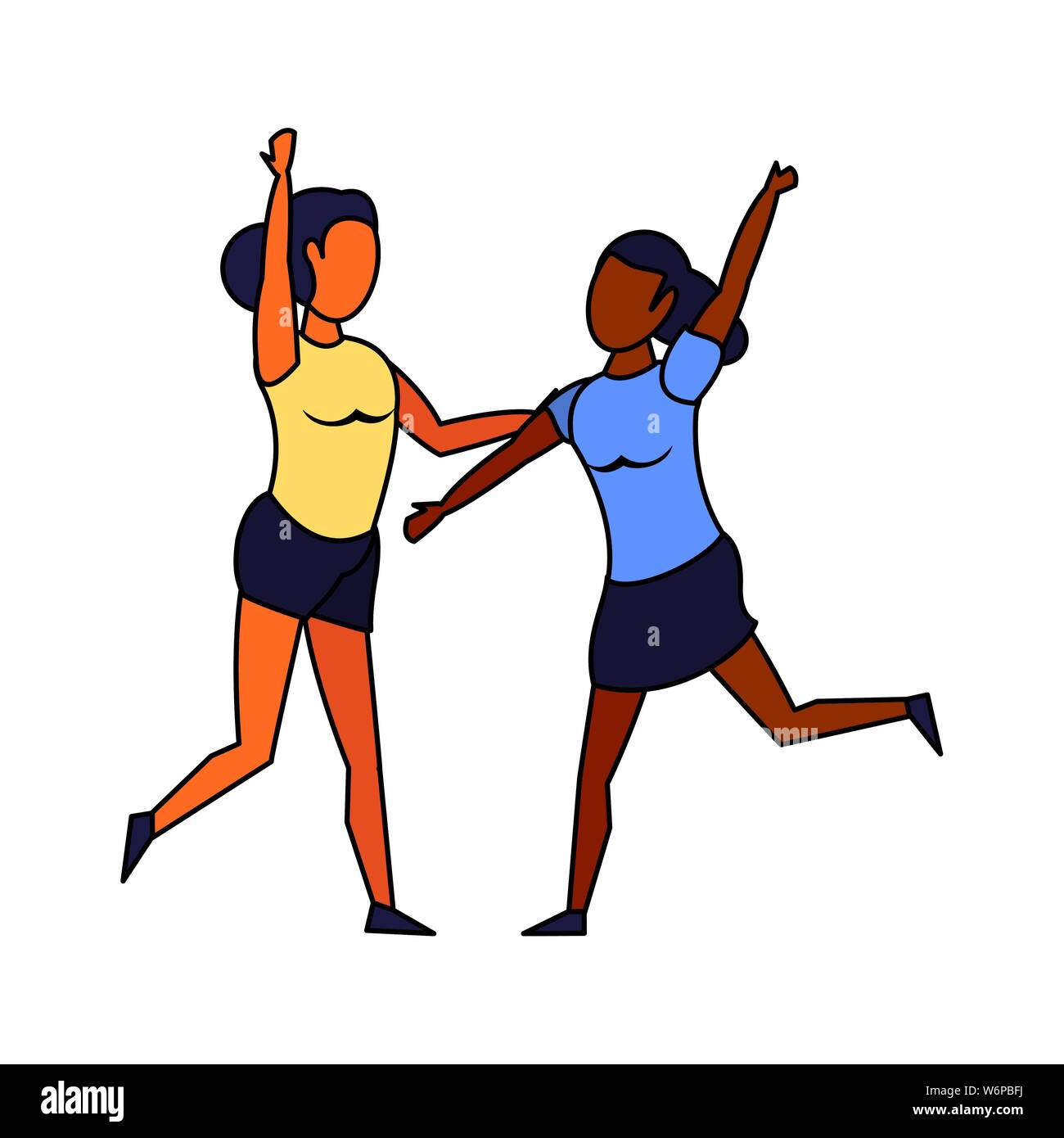 fitness sport exercise lifestyle cartoon Stock Vector Image & Art - Alamy