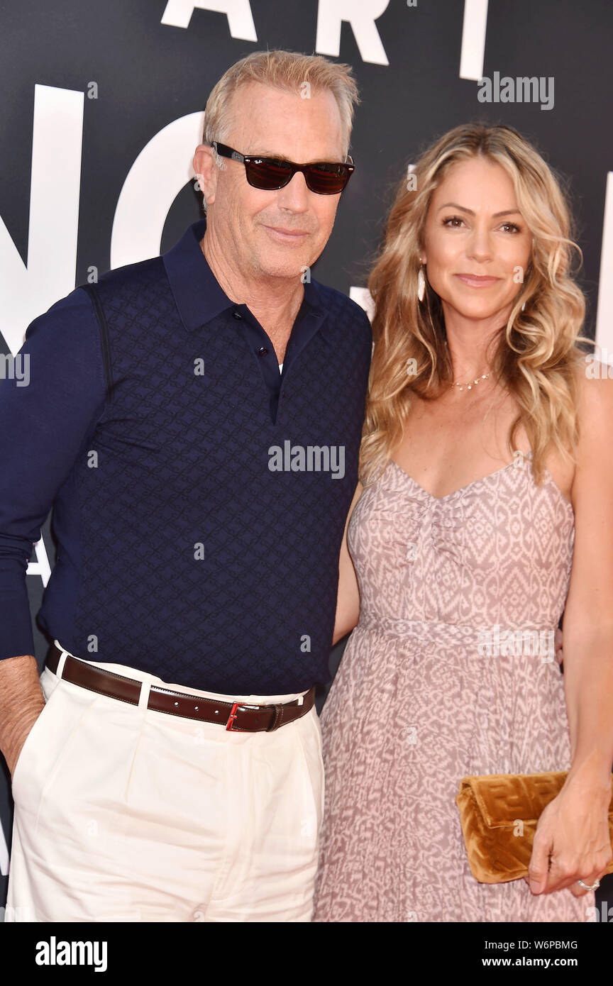 LOS ANGELES, CA - AUGUST 01: Kevin Costner (L) and Christine ...