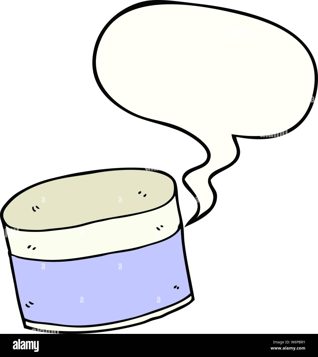 cartoon pot with speech bubble Stock Vector Image & Art - Alamy