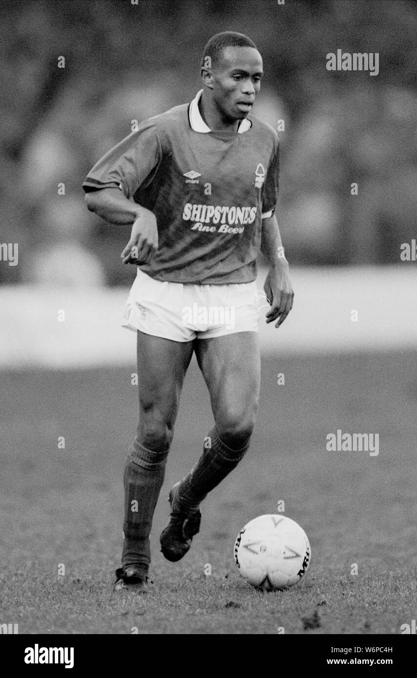 FRANZ CARR, NOTTINGHAM FOREST FC, 1989 Stock Photo - Alamy
