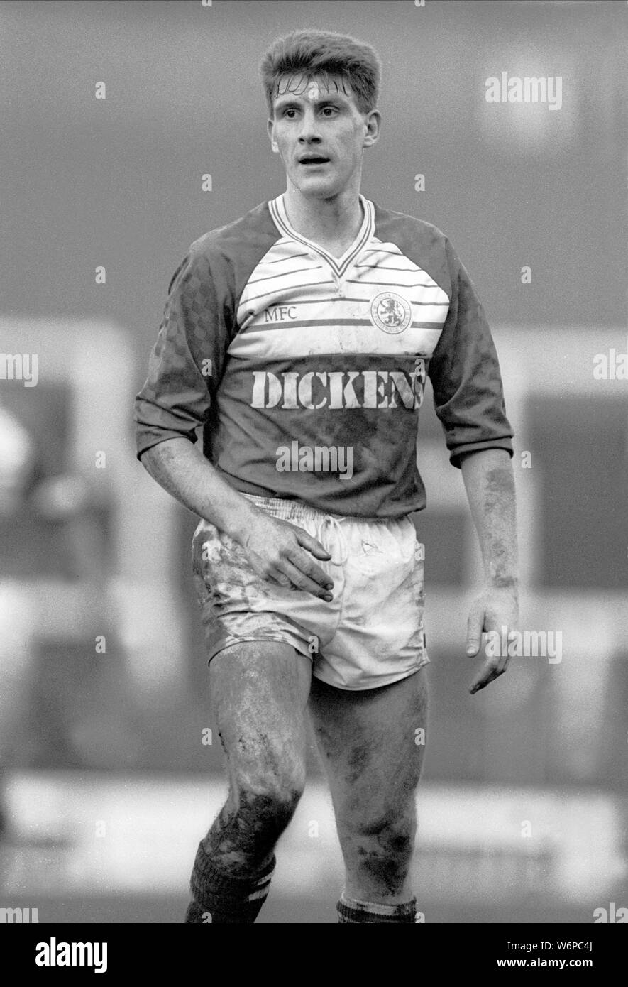 DEAN GLOVER, MIDDLESBROUGH FC, 1988 Stock Photo - Alamy