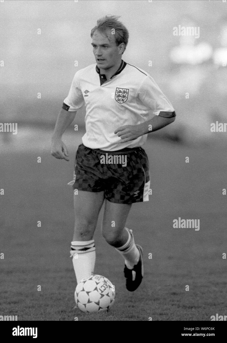 DAVID PREECE, ENGLAND B and LUTON TOWN FC, 1989 Stock Photo - Alamy