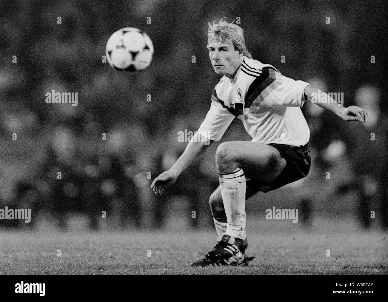 JURGEN KLINSMANN, WEST GERMANY and VFB STUTTGART, 1989 Stock Photo - Alamy