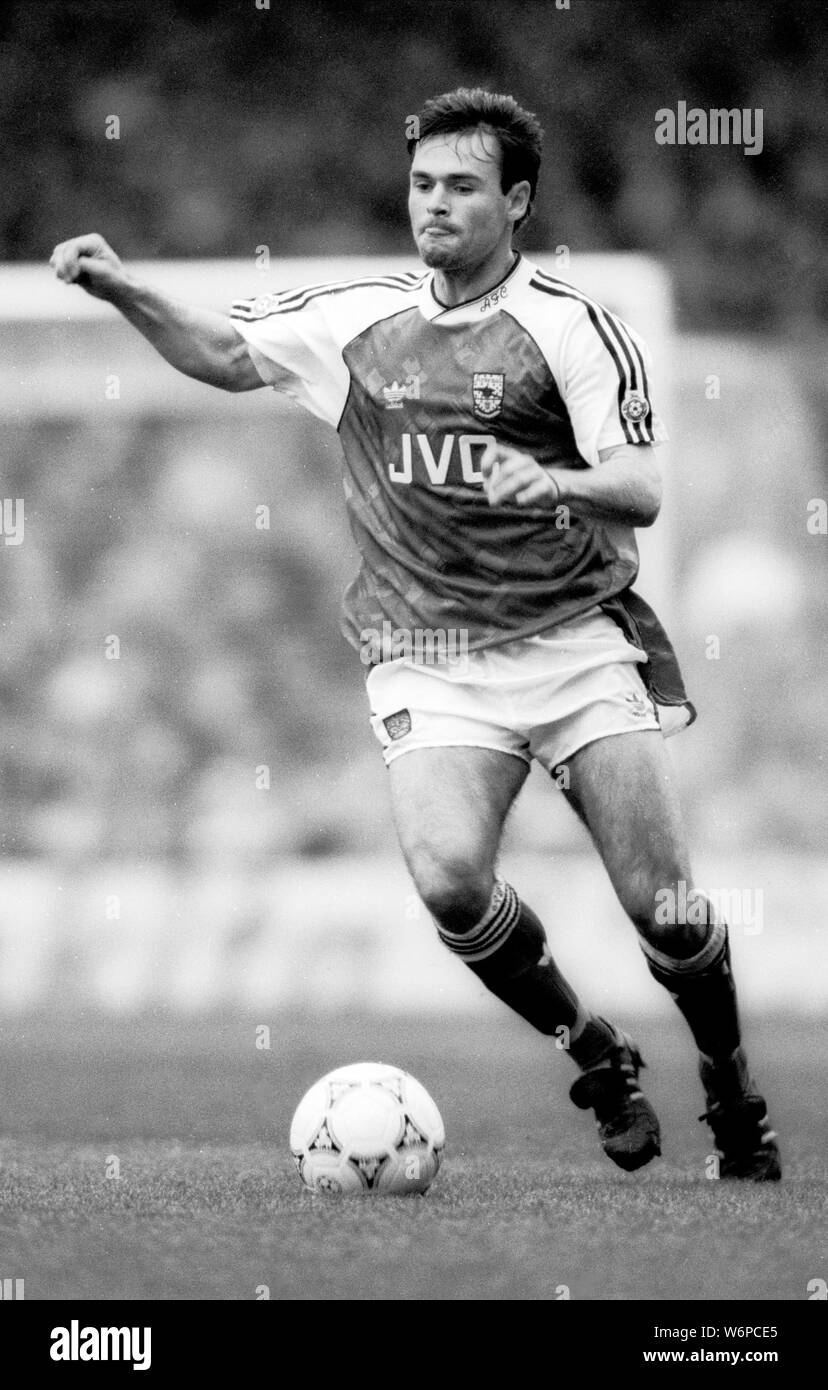 ANDERS LIMPAR, ARSENAL FC, 1990 Stock Photo - Alamy