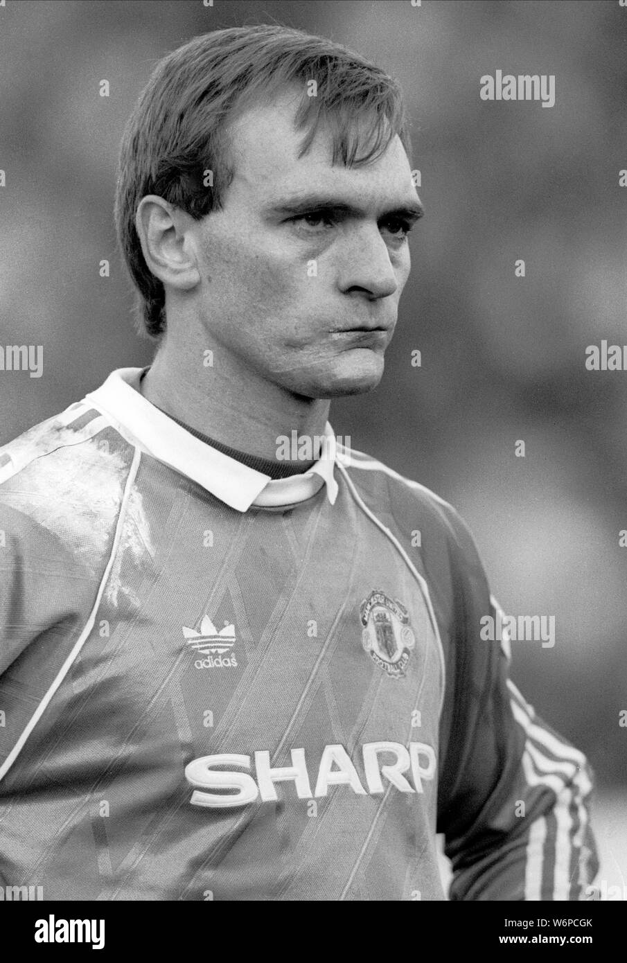 JIM LEIGHTON, MANCHESTER UNITED FC, 1990 Stock Photo - Alamy