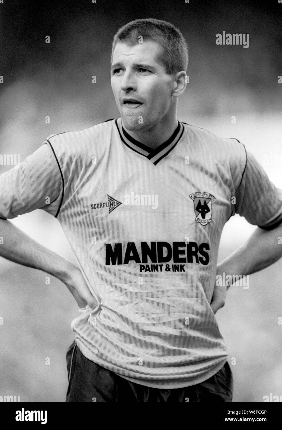 STEVE BULL, WOLVERHAMPTON WANDERERS FC, 1989 Stock Photo - Alamy