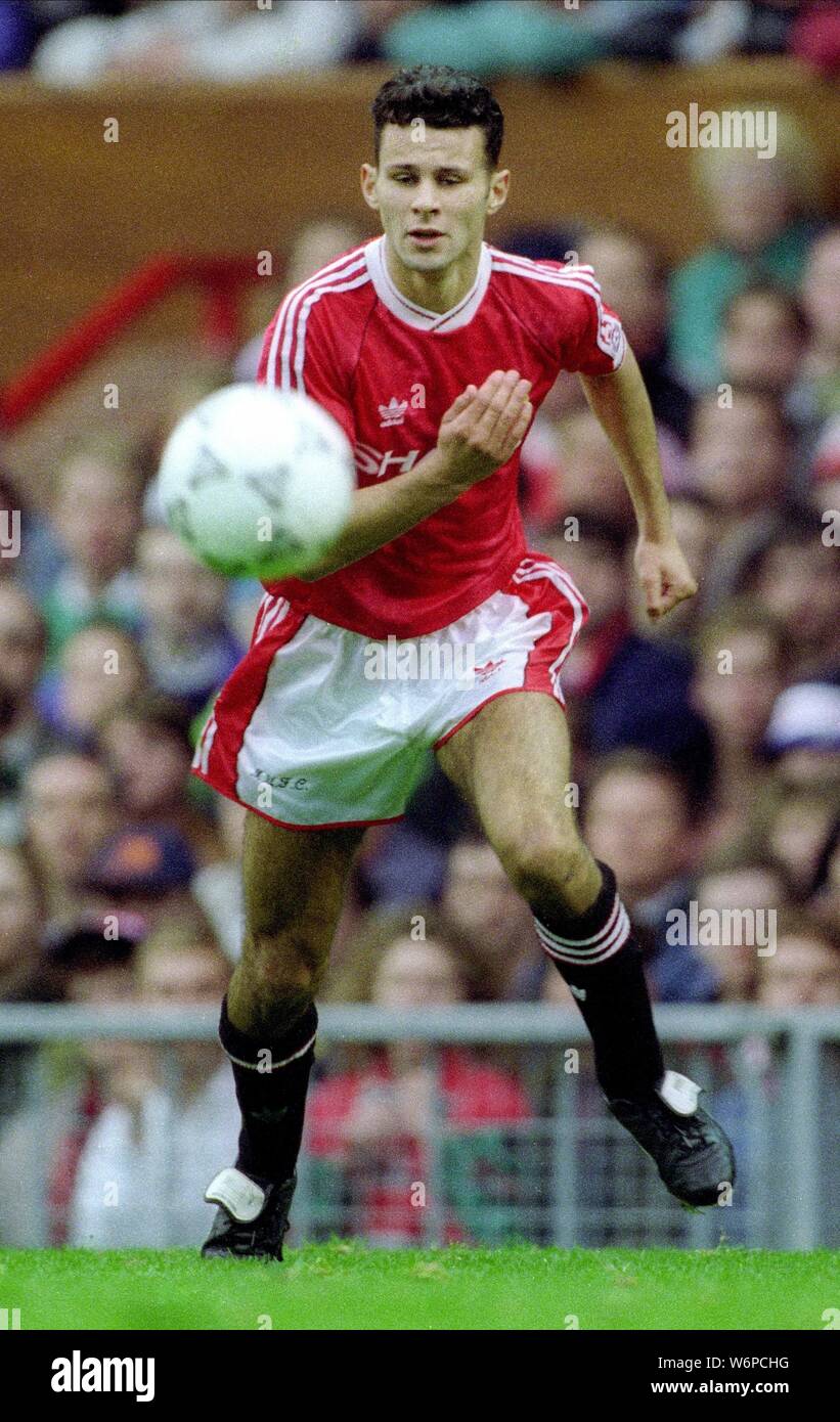 RYAN GIGGS, MANCHESTER UNITED FC, 1991 Stock Photo - Alamy