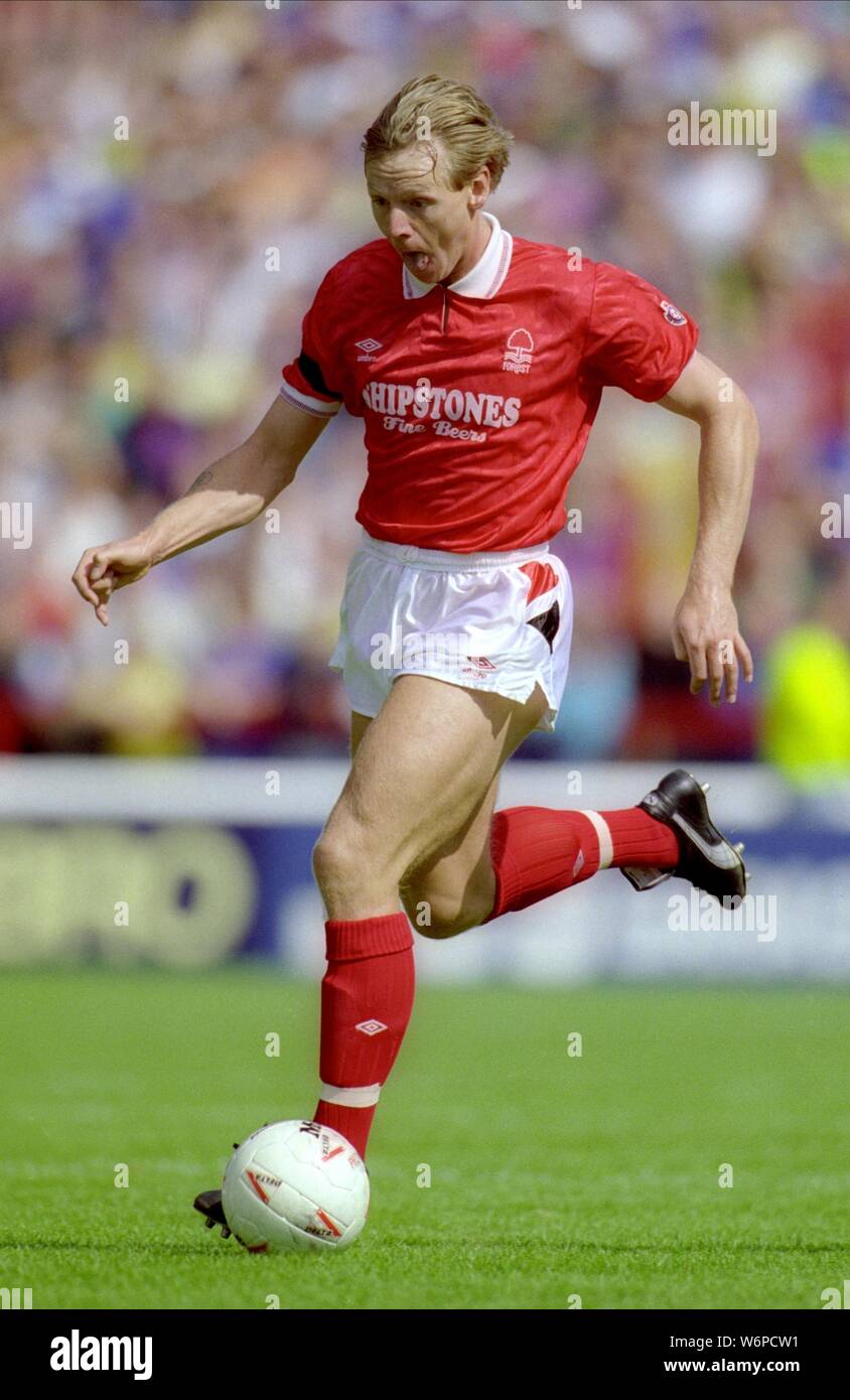 STUART PEARCE, NOTTINGHAM FOREST FC, 1991 Stock Photo - Alamy