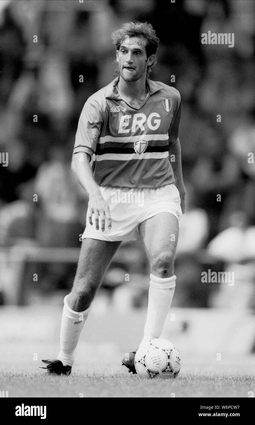 MARCO LANNA, SAMPDORIA FC, 1991 Stock Photo - Alamy
