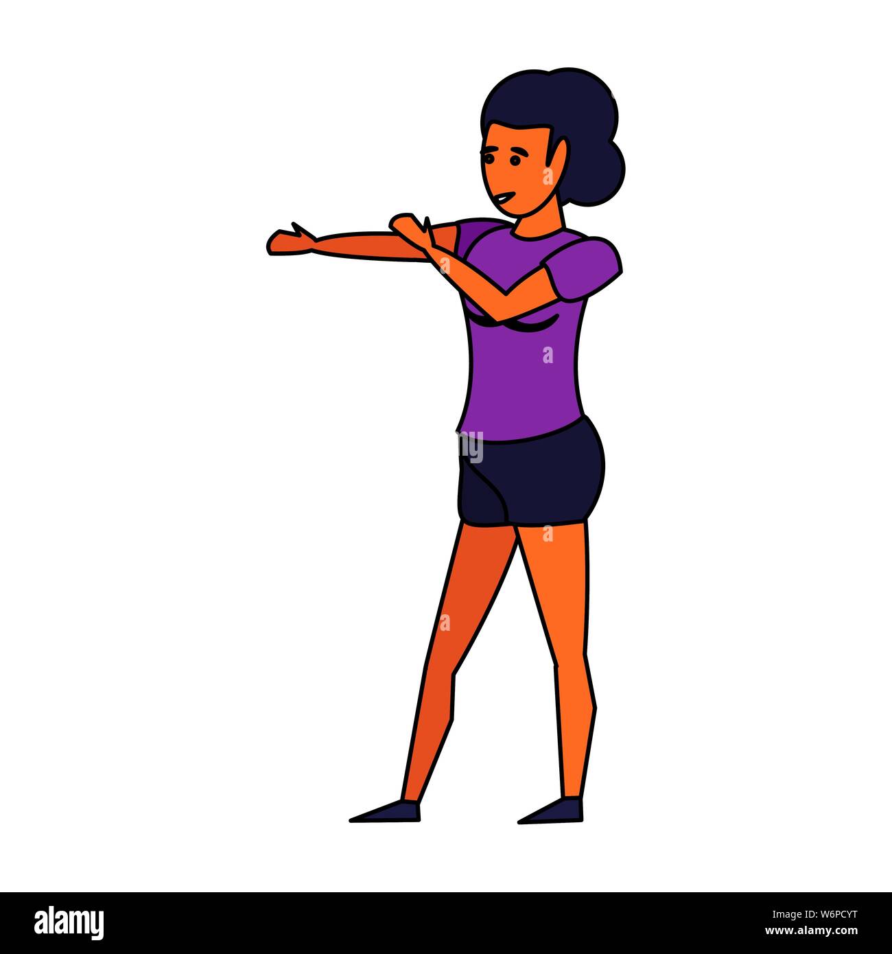 fitness sport exercise lifestyle cartoon Stock Vector Image & Art - Alamy