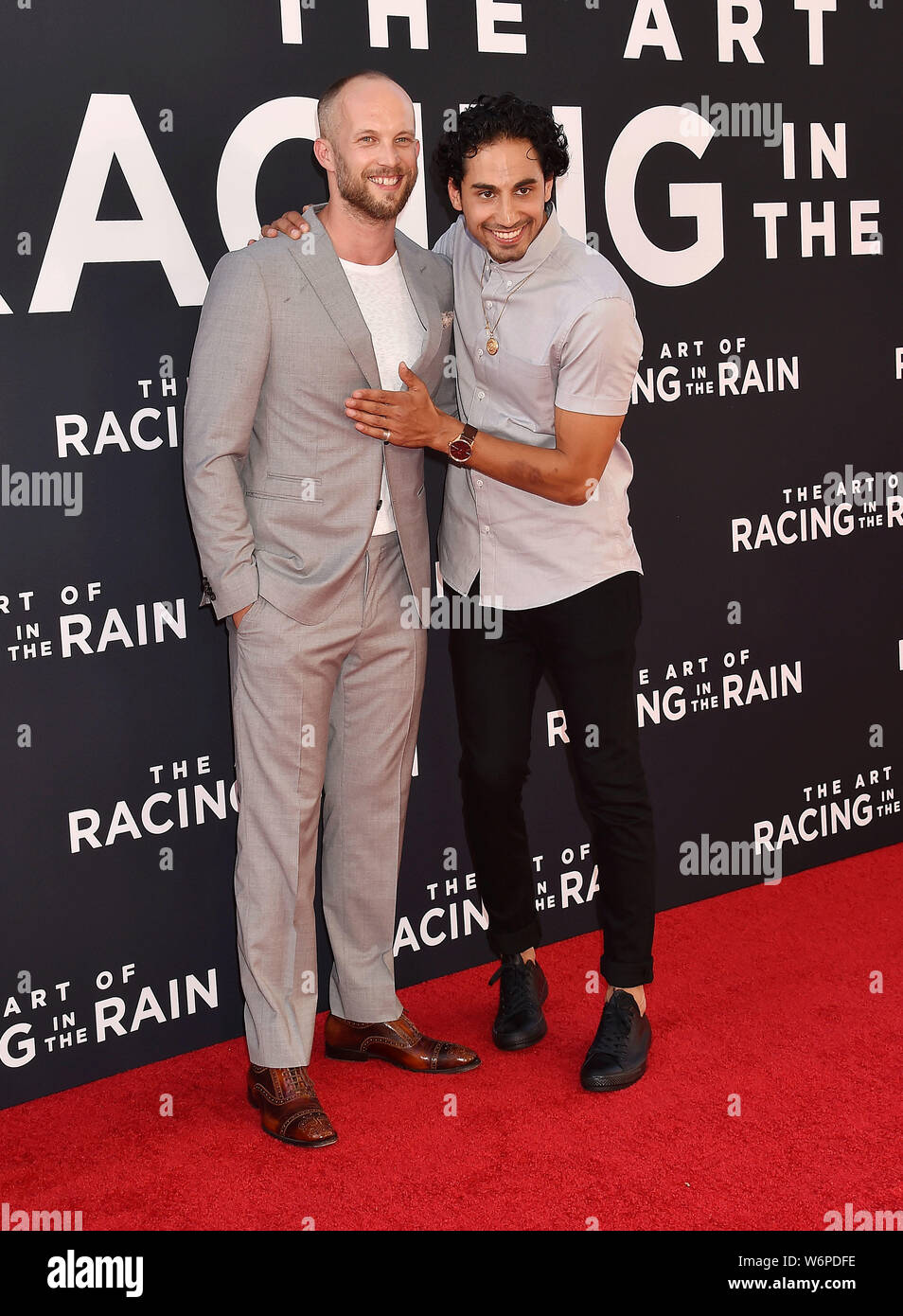 LOS ANGELES, CA - AUGUST 01: Ian Lake (L) and Andres Joseph attend the ...