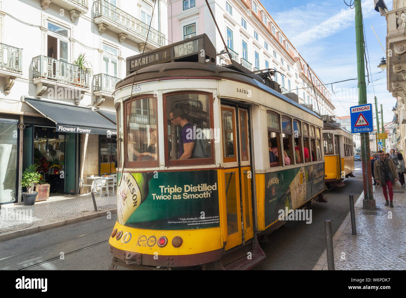 Lisbon tramway system hi-res stock photography and images - Alamy