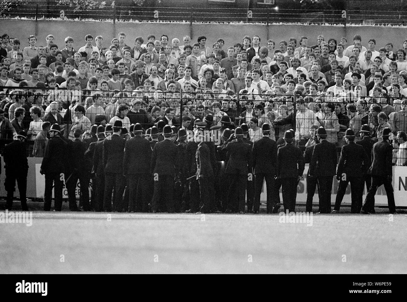 POLICE, CROWD TROUBLE, , 1987 Stock Photo - Alamy