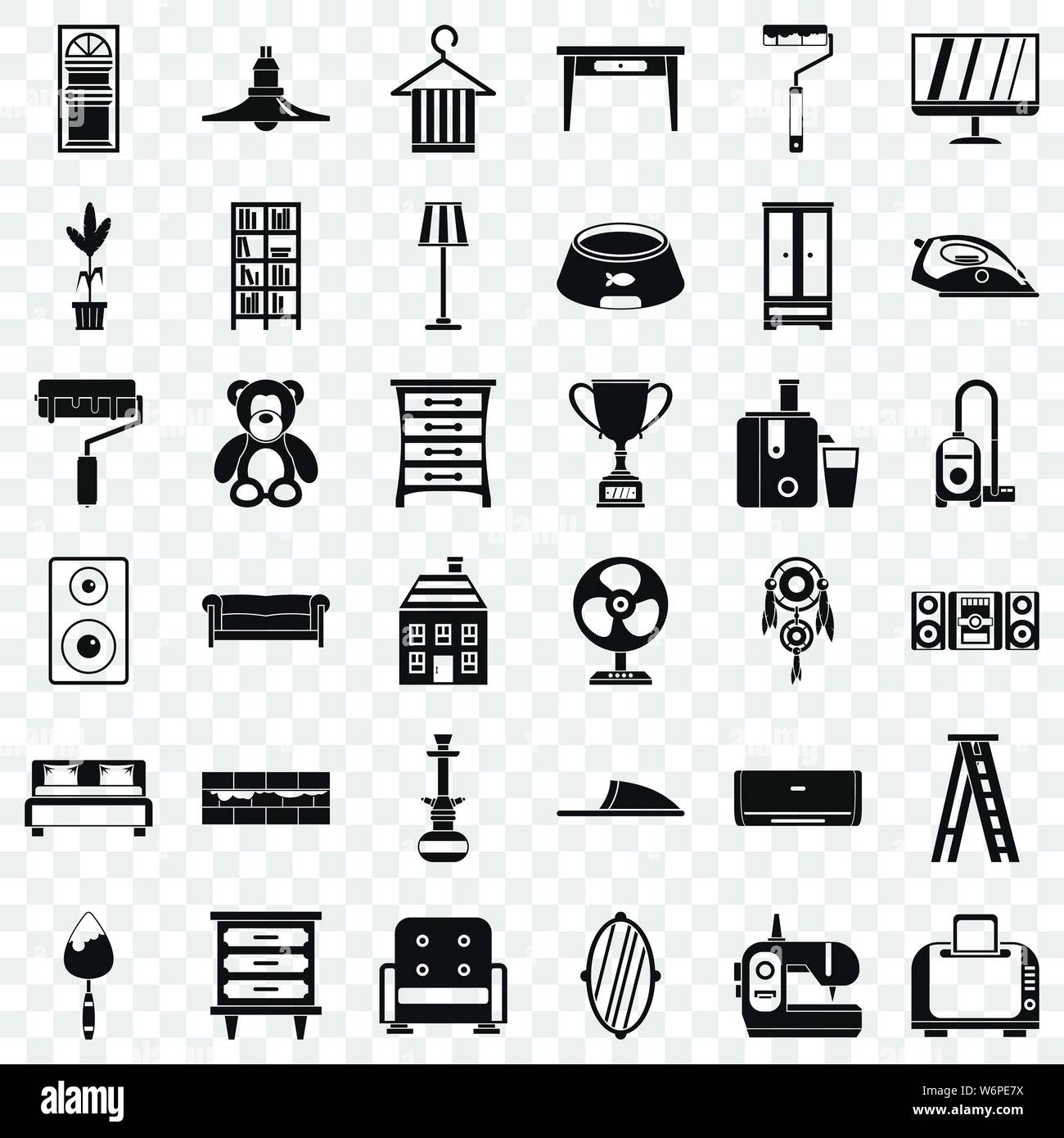 Home icons set, simple style Stock Vector Image & Art - Alamy