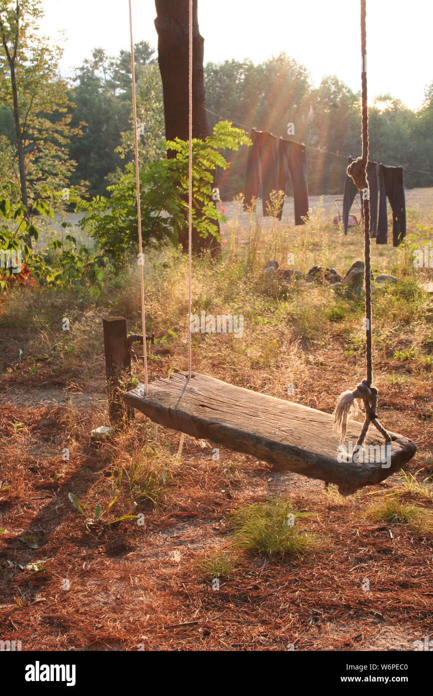 A Perfect Country Swing Stock Photo - Alamy