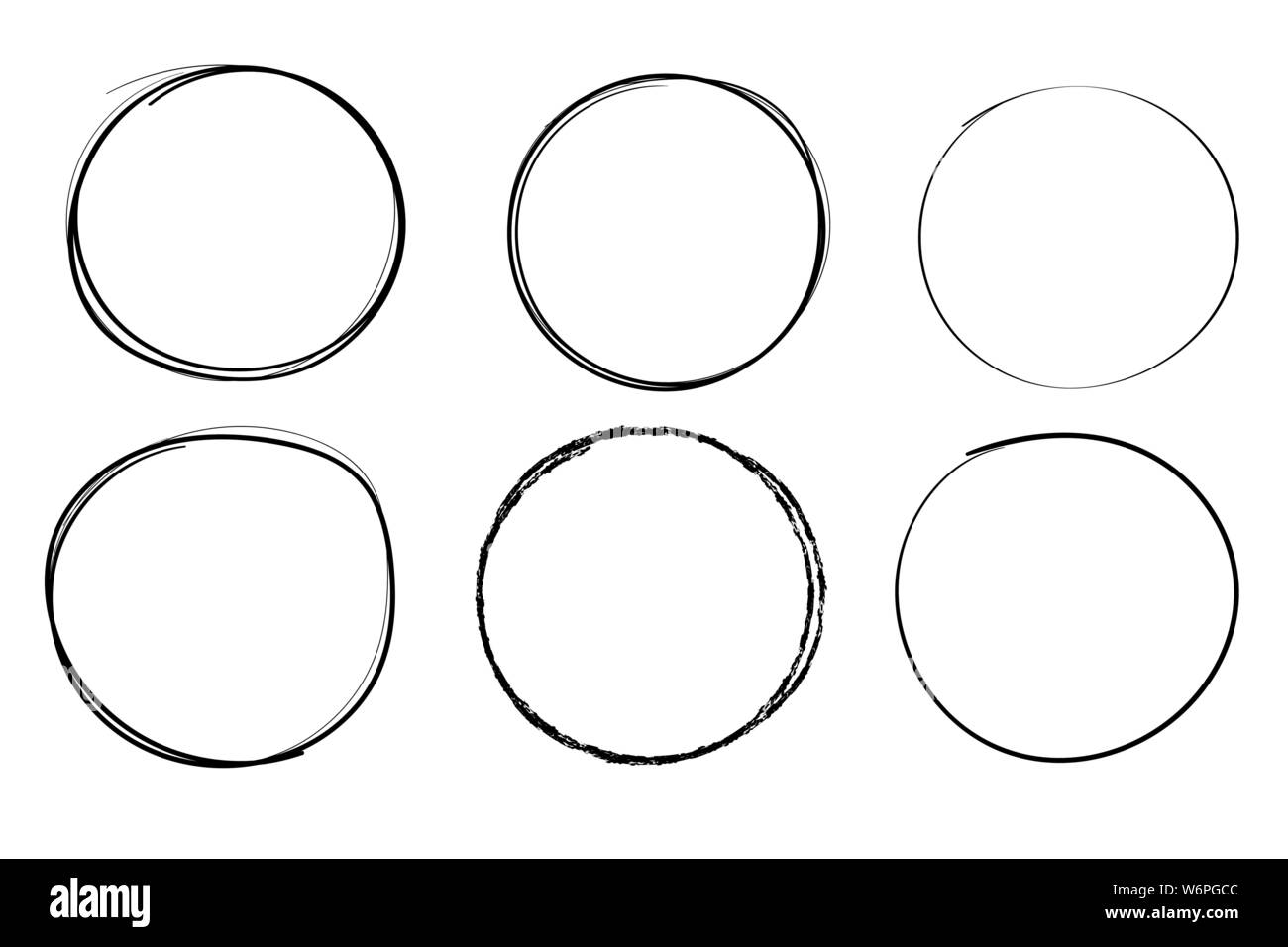 Black grunge paint circles Stock Vector Images - Alamy