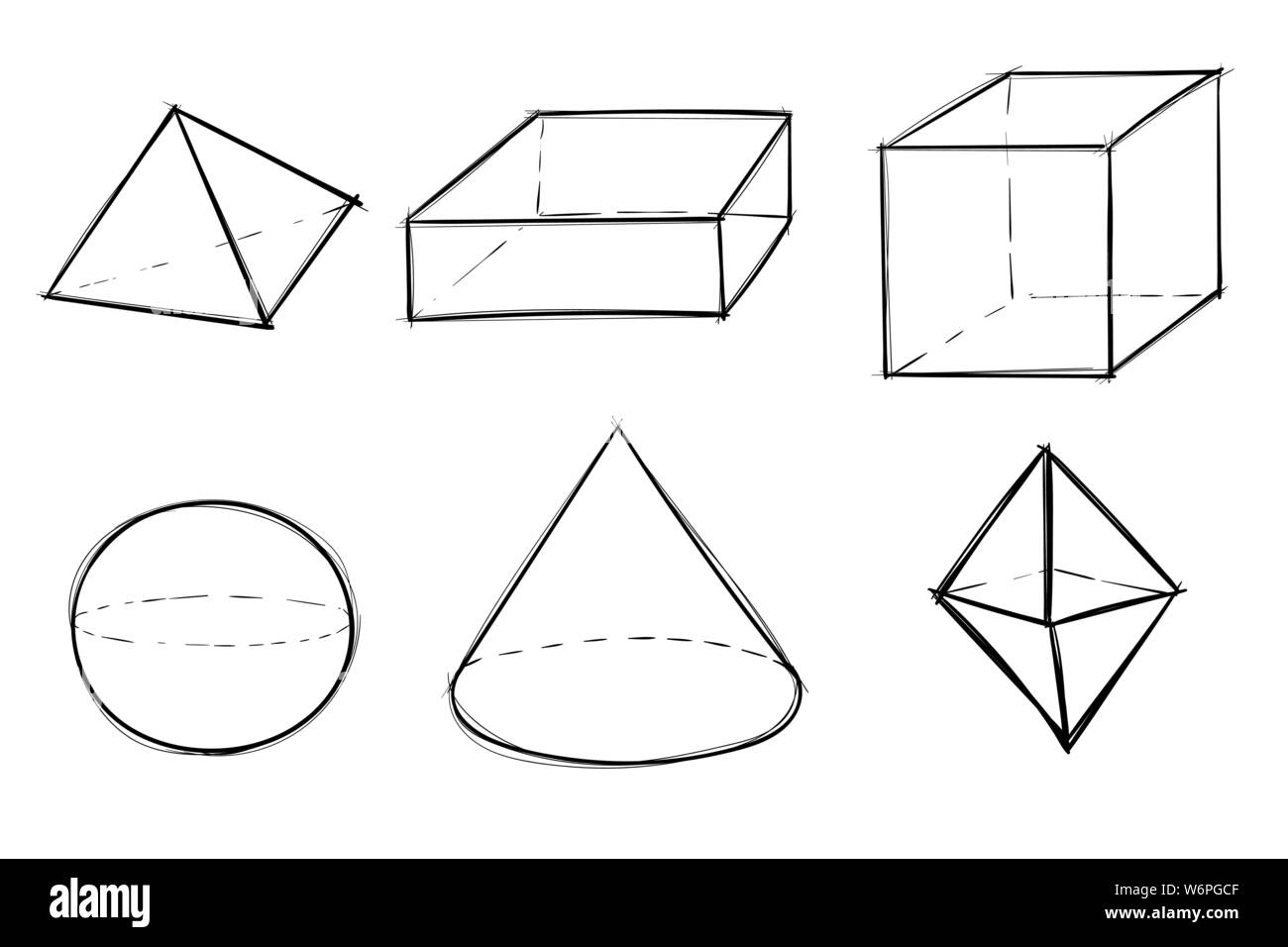 Geometric shapes. Different figures Stock Vector Image & Art - Alamy