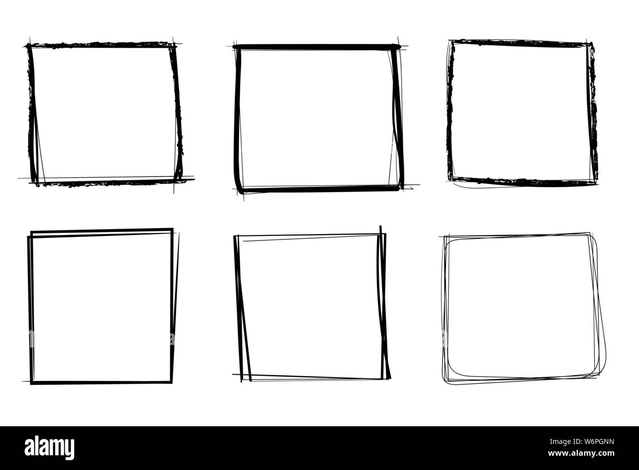 Black white squares grunge Stock Vector Images - Alamy