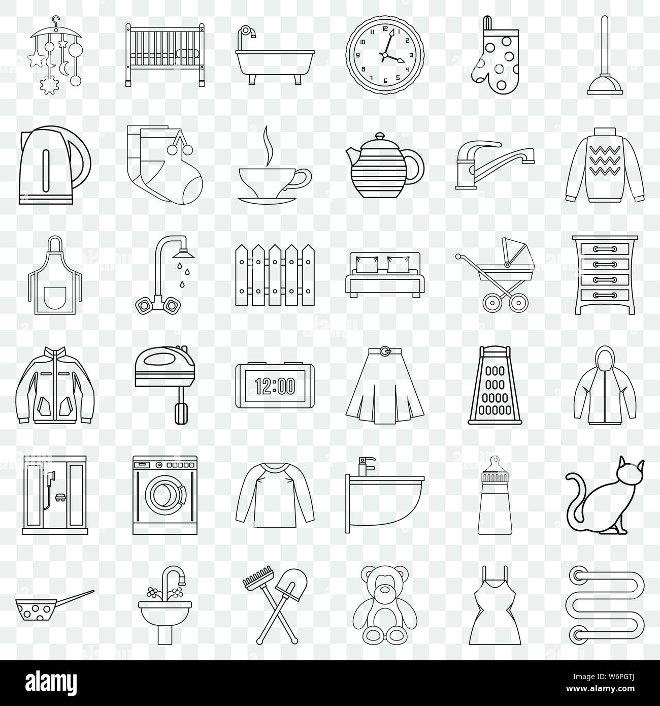 Cleaning wooden furniture Stock Vector Images - Alamy