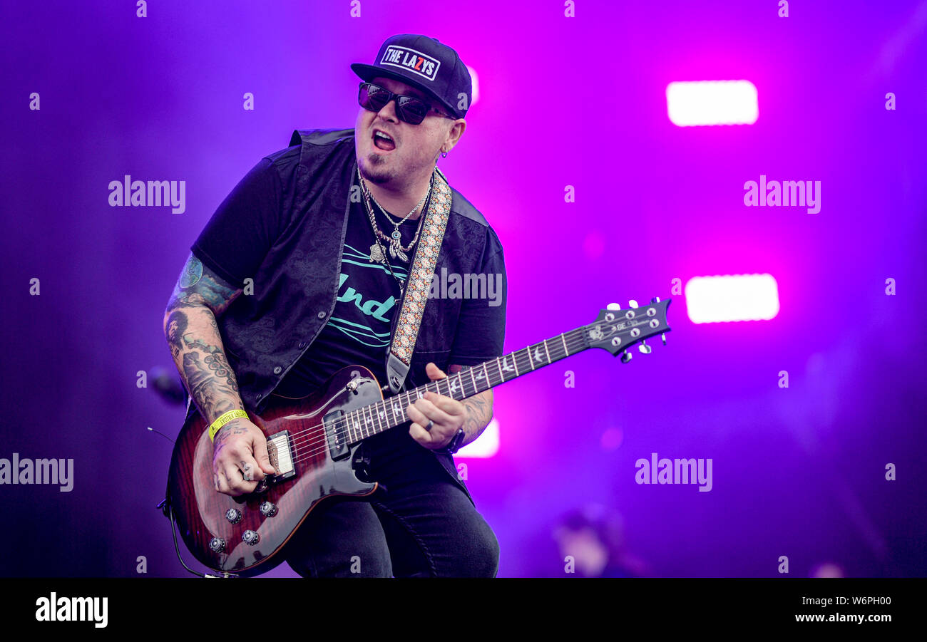 Wacken, Germany. 02nd Aug, 2019. Chris Robertson, singer and guitarist ...