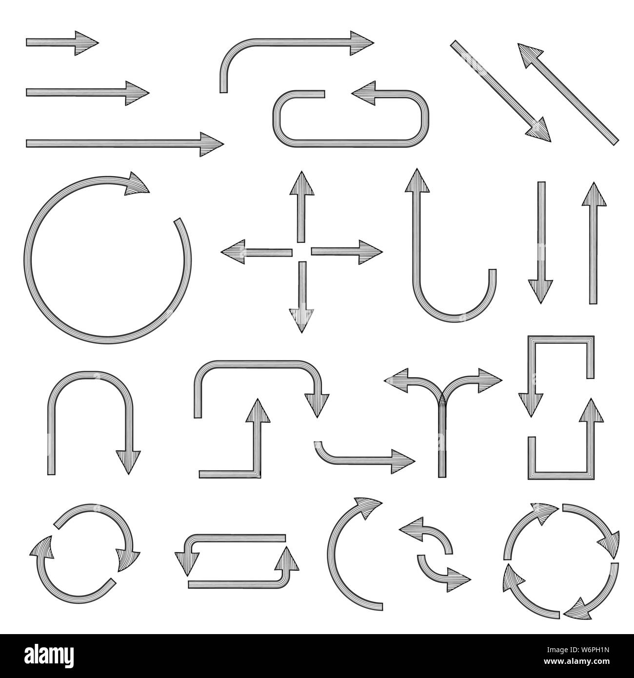 Simple arrows hi-res stock photography and images - Alamy