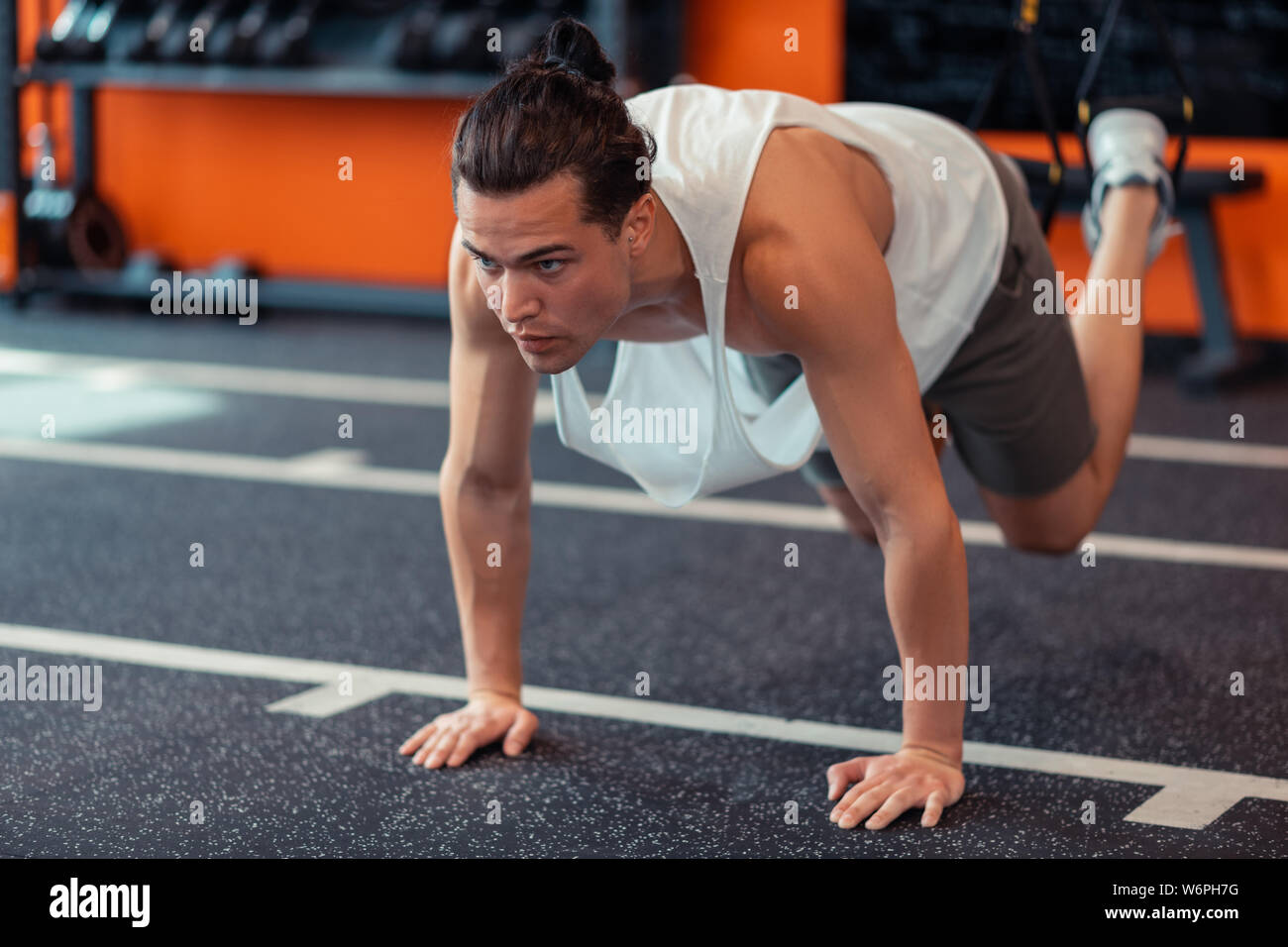 Athlete working hard hi-res stock photography and images - Alamy