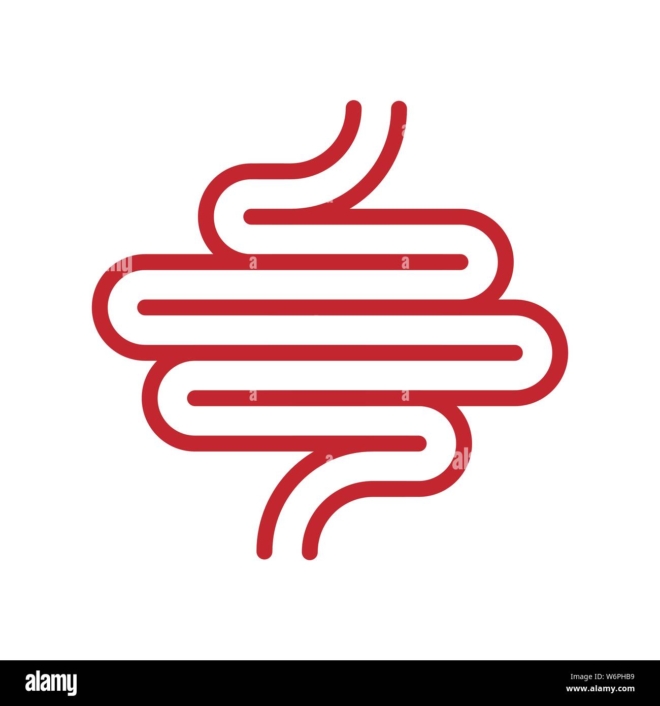 Human digestion tract icon isolated . Template for your design Stock ...