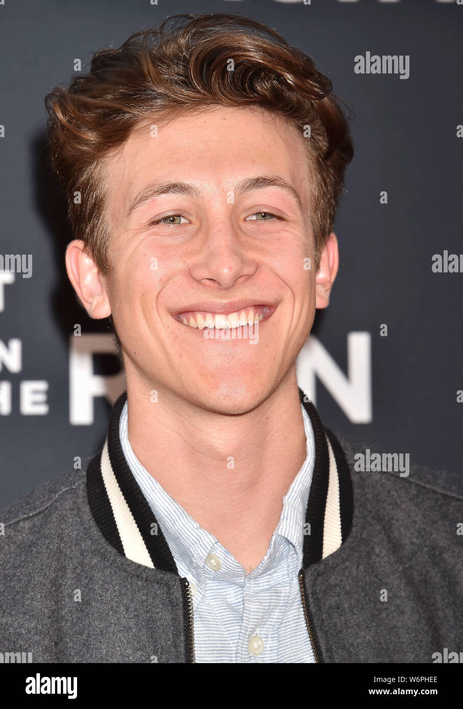 LOS ANGELES, CA - AUGUST 01: Luke Mullen attends the Premiere Of 20th ...