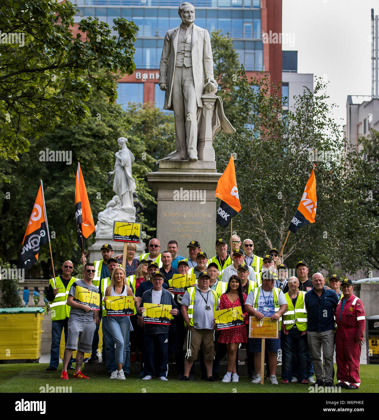 Edward james harland statue hi-res stock photography and images - Alamy